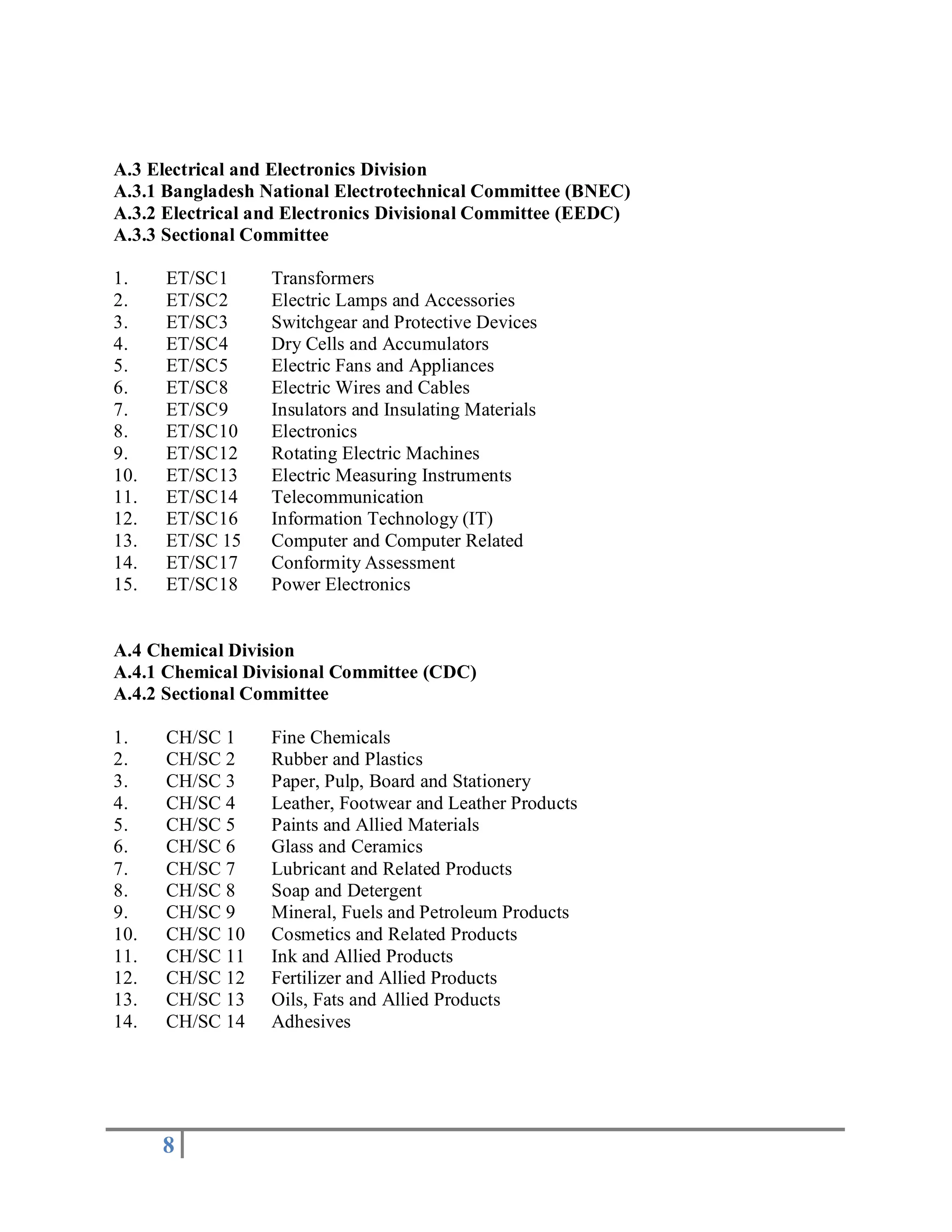 BSTI Standards Cat | PDF