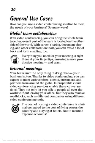 Cloud-Based Video Conferencing for Dummies | PDF