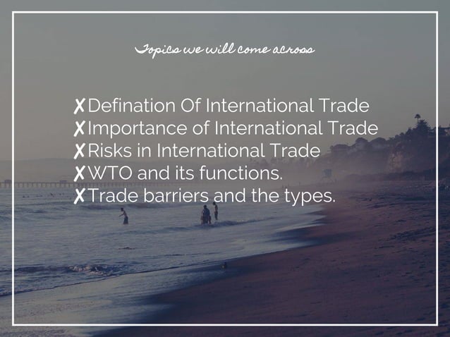 International trade ppt[1] | PPT