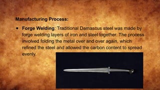 BST Presentation hirstory of damascus sword and indian naval force | PPT