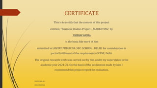 BST presentation on water bottle class 12.pptx