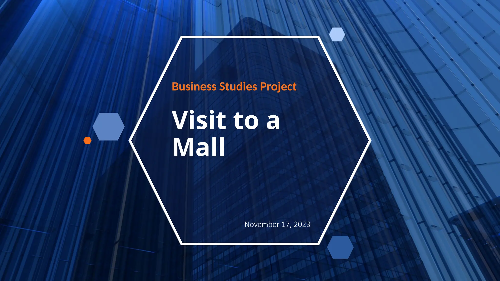 class 11 business studies project visit to a mall | PPTX