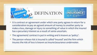 Bst project insurance | PPTX