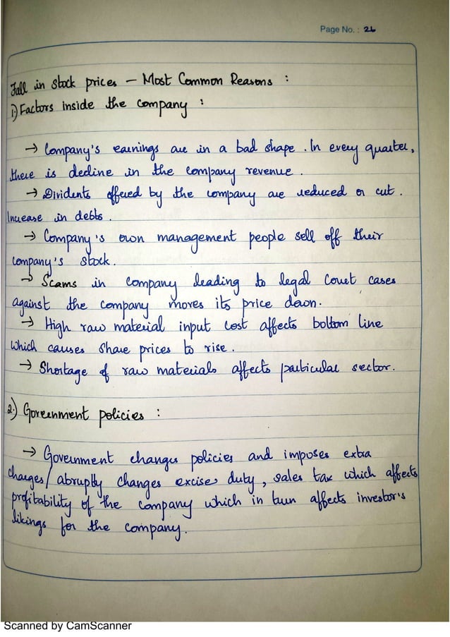 Business Studies project on Share Market Class 12 | PDF