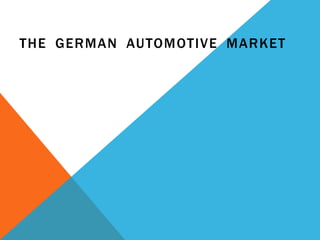 German Automotive Market | PPTX