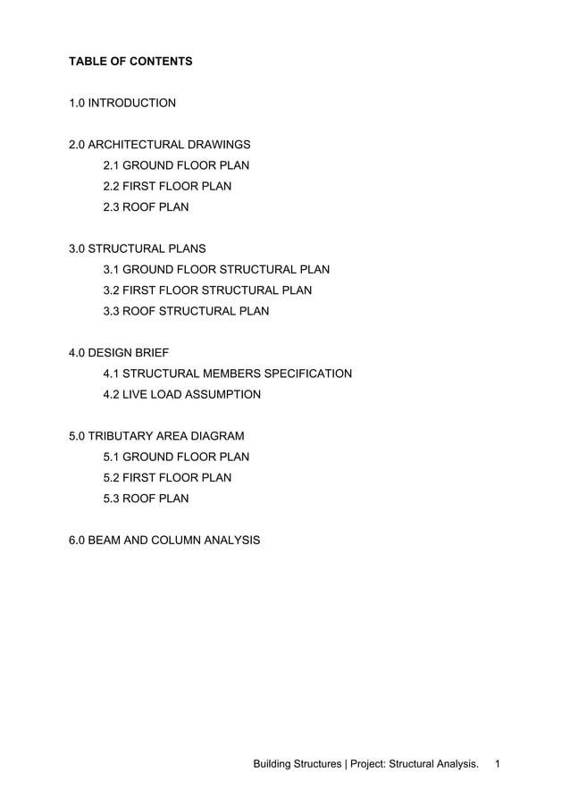 Building Structures Report | PDF