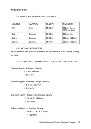 Building Structures Report | PDF