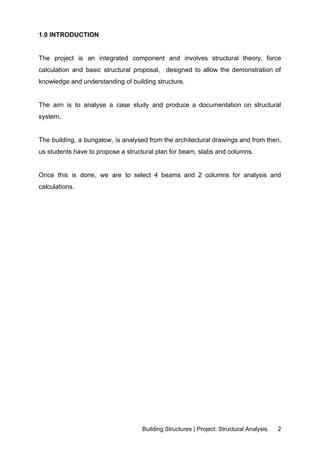 Building Structures Report | PDF