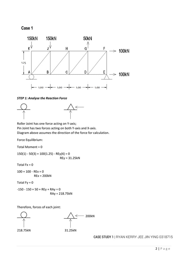 Truss Analysis Calculation | PDF | Woodworking | Arts and Crafts
