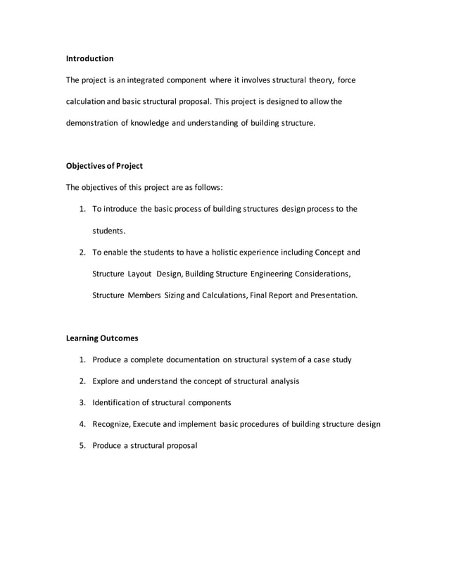 Building Structure Project 2 | PDF