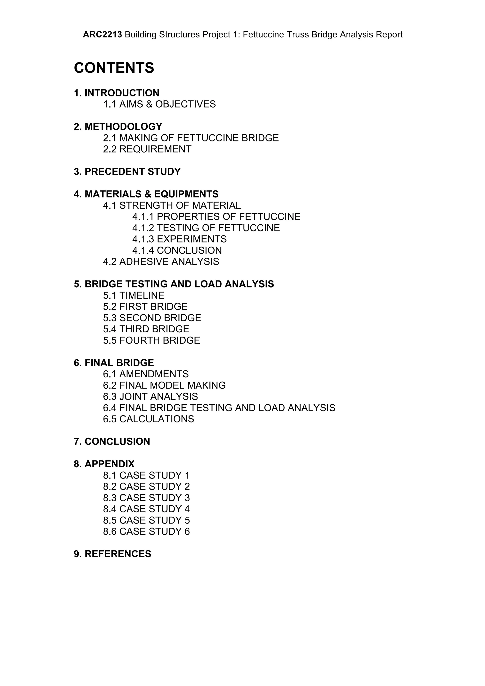 Bstructure report | PDF