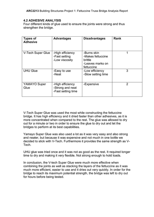 Bstructure report | PDF