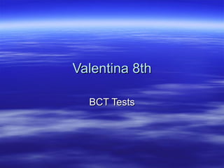 BCT test1 | PPT
