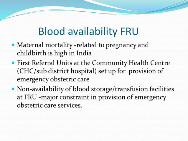 BSU guidelines ppt (1).pptx | Blood Disorders | Diseases and Conditions