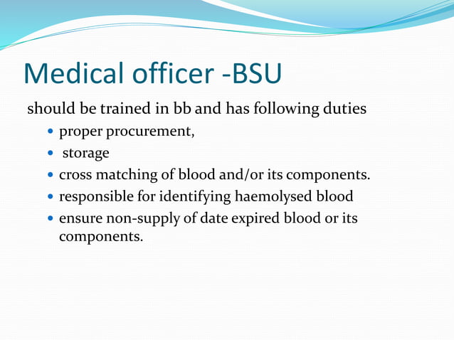 BSU guidelines ppt (1).pptx | Blood Disorders | Diseases and Conditions