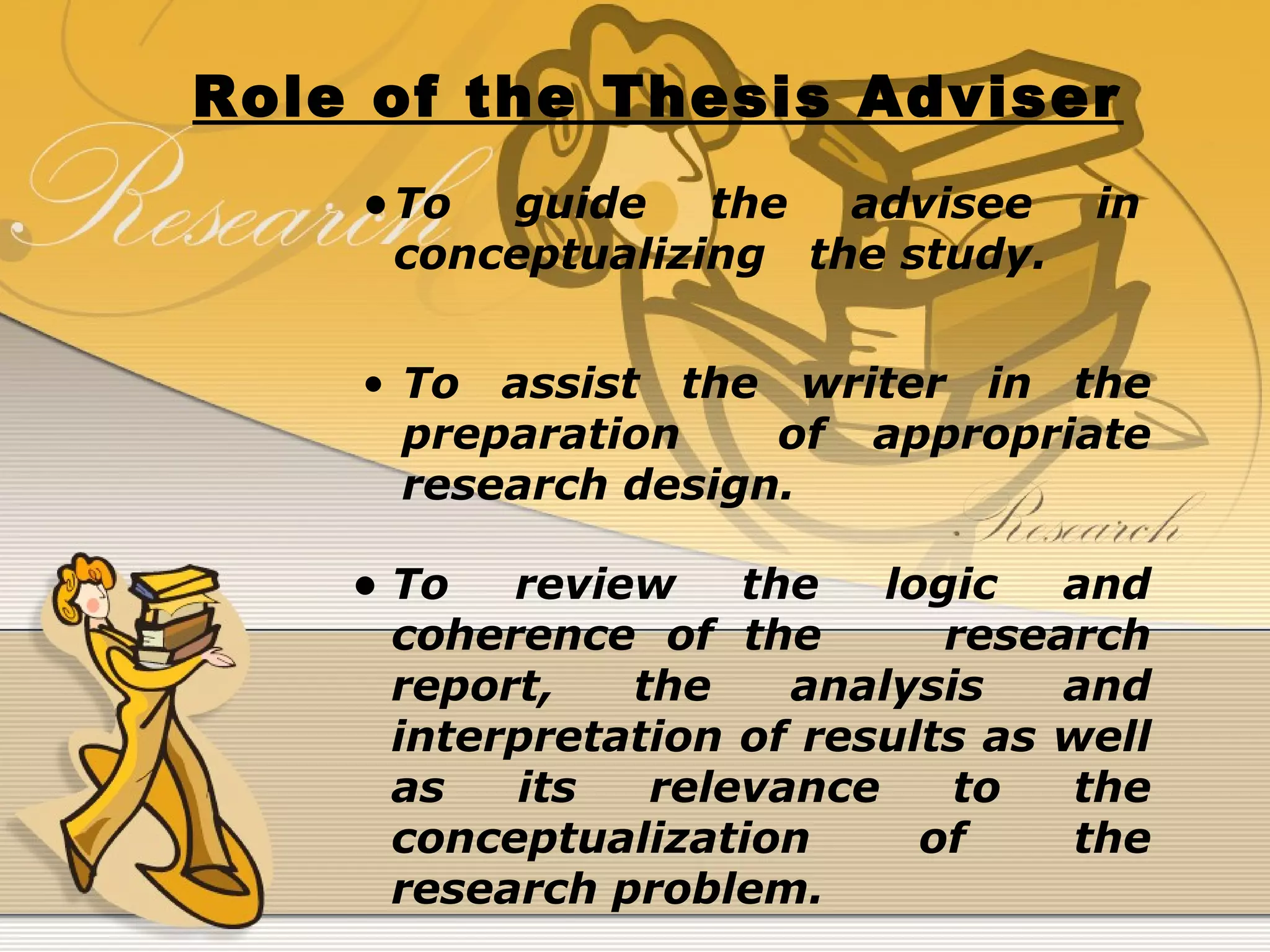 (THESIS) Bsu Mentoring Thesis Writers | PPT
