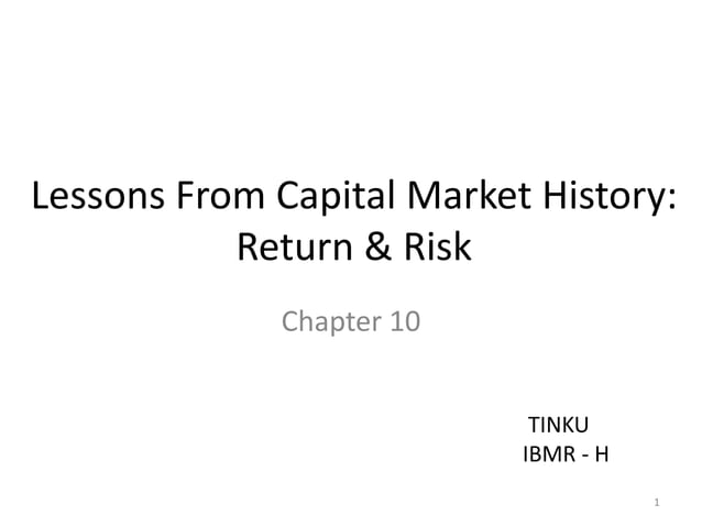 Business Finance Chapter 10 | PPT