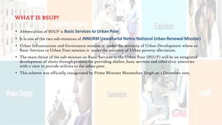 Basic services to urban poor (Bsup) | PDF