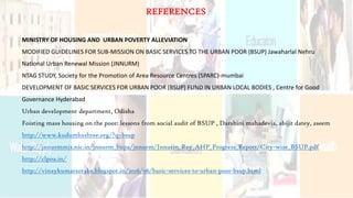 Basic services to urban poor (Bsup) | PDF