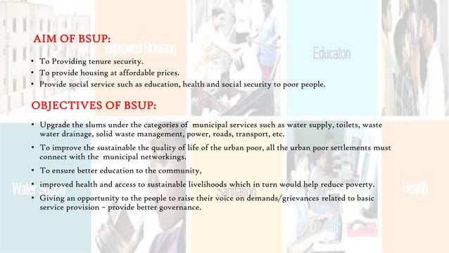 Basic services to urban poor (Bsup) | PDF