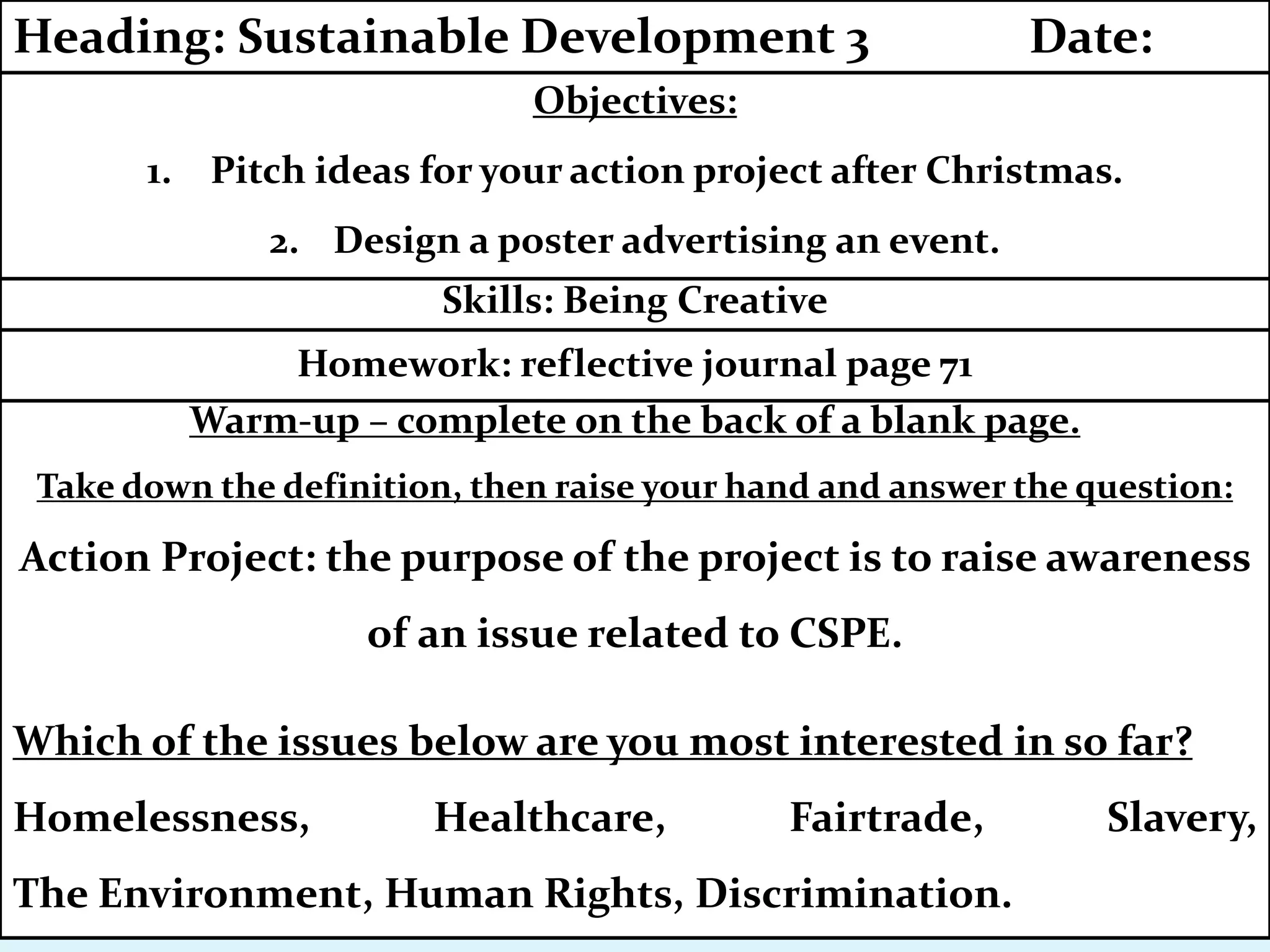 Sustainable development 3 | PPTX