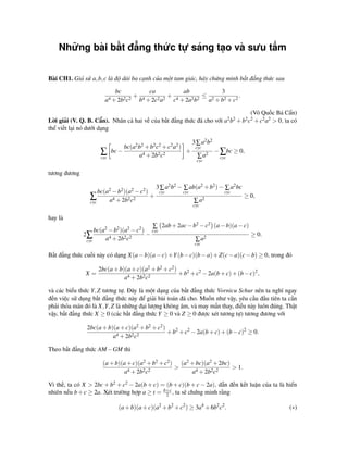 Bộ sưu tập bất đẳng thức của võ quốc bá cẩn | PDF