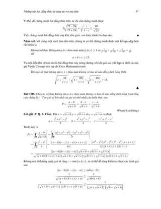 Bộ sưu tập bất đẳng thức của võ quốc bá cẩn | PDF