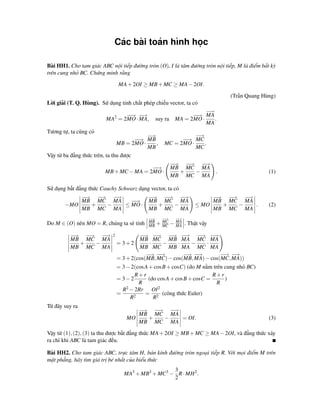 Bộ sưu tập bất đẳng thức của võ quốc bá cẩn | PDF