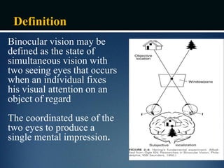 Binocular Single Vision | PPT