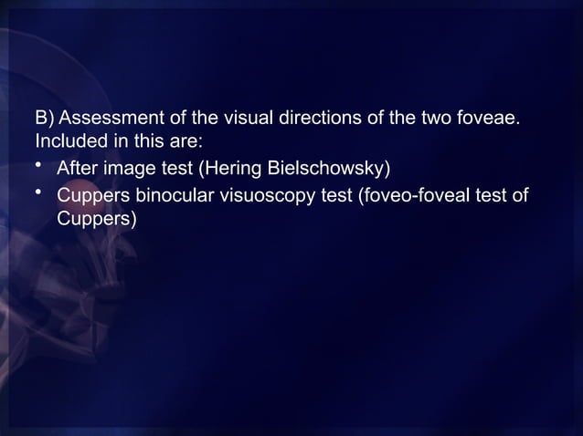 binocular single vision in humans in detail | PPTX | 3-D Graphics ...