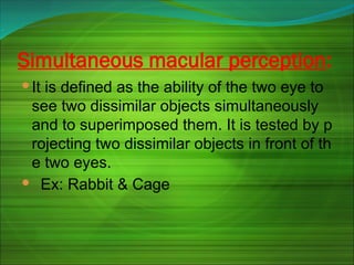 BSV (BINOCULAR SINGAL VISION) HUMAN EYE.ppt