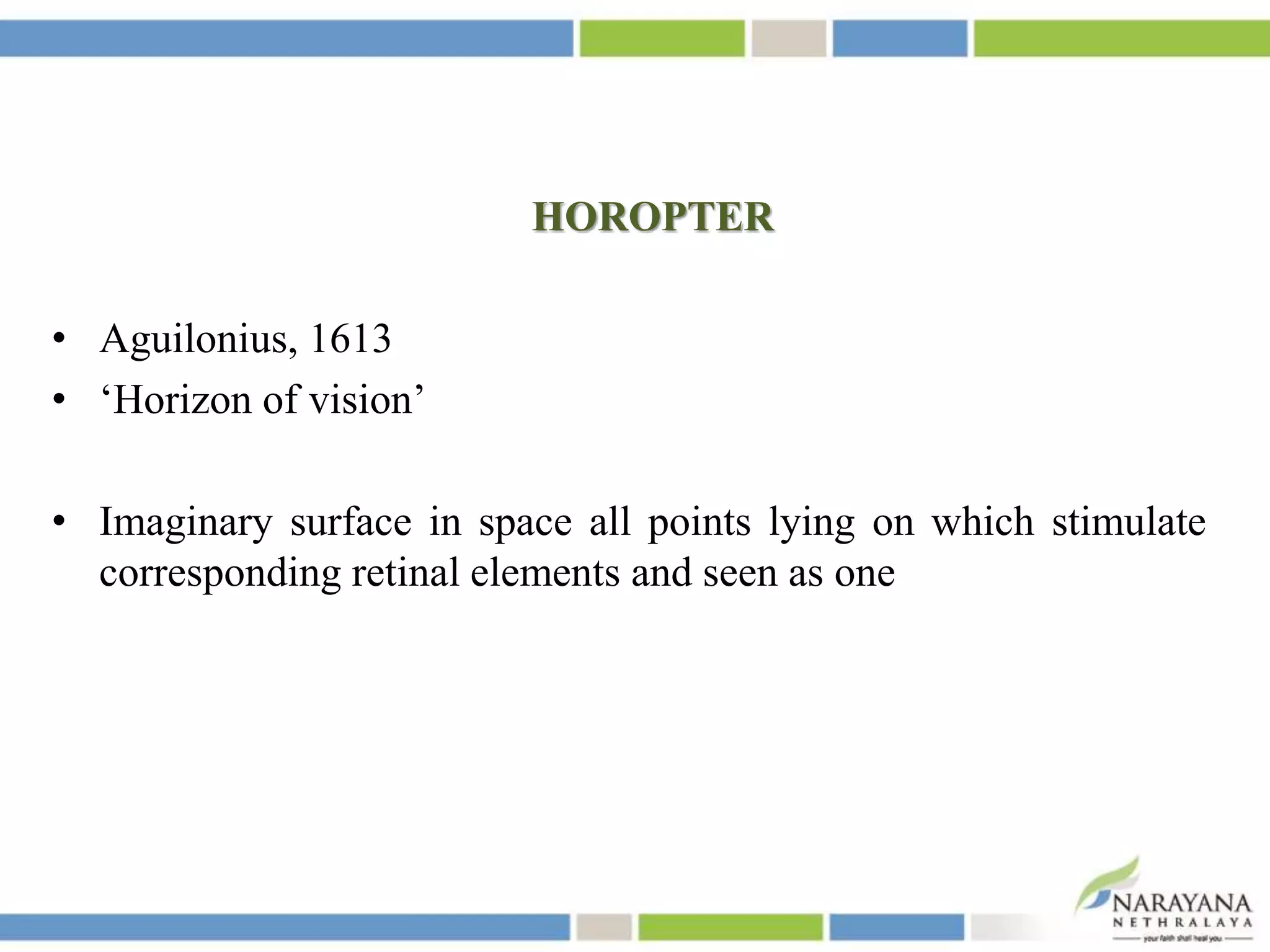 Binocular vision | PPTX