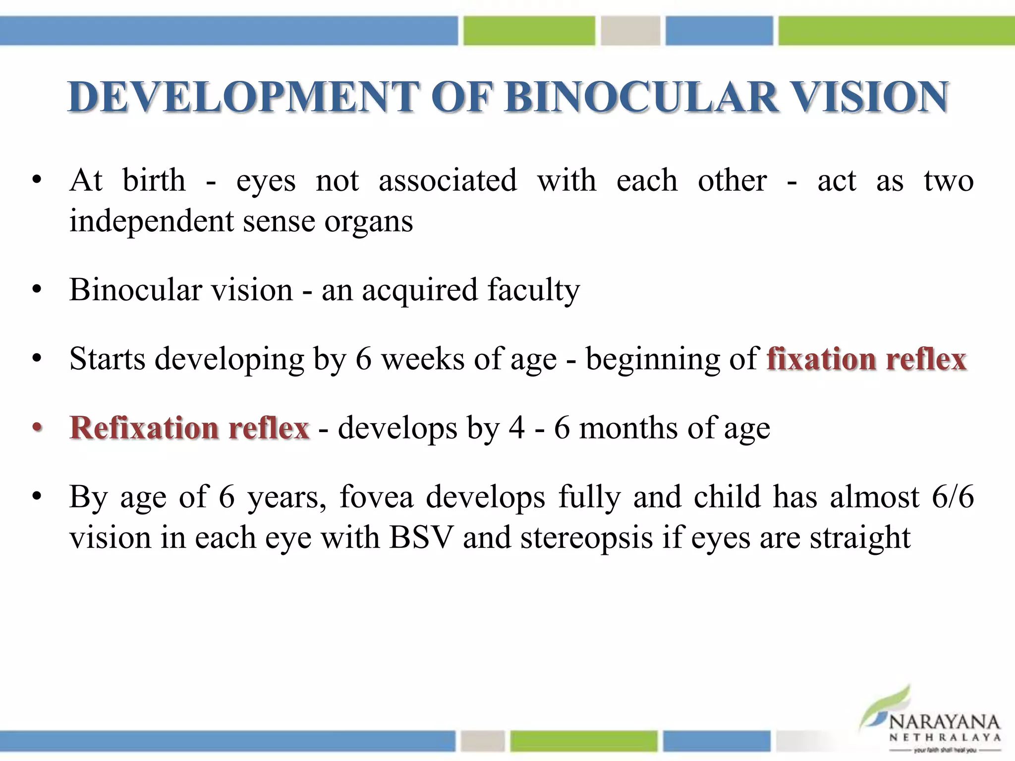 Binocular vision | PPTX