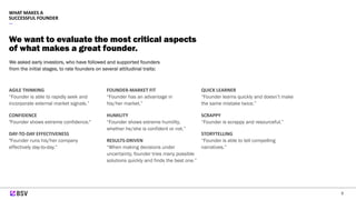 What Makes a Successful Founder? | PPT