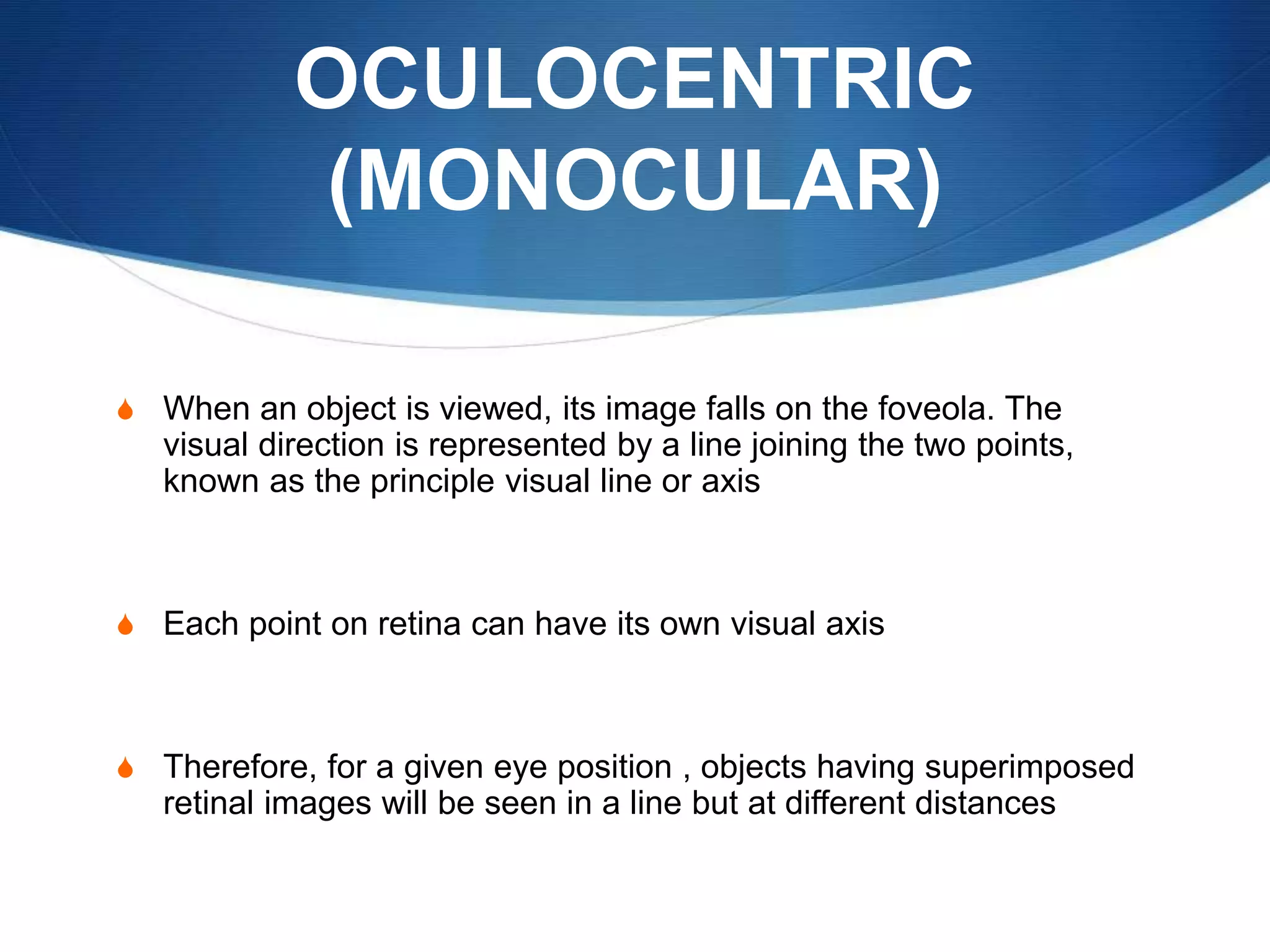 binocular single vision | PPTX