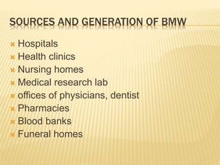 BIO MEDICAL SOLID WASTE | PPT