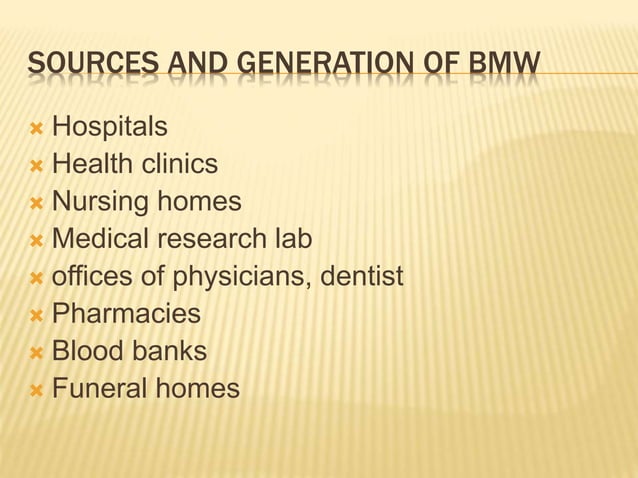 BIO MEDICAL SOLID WASTE | PPT