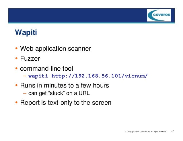 Web Application Security Testing: Kali Linux Is the Way to Go