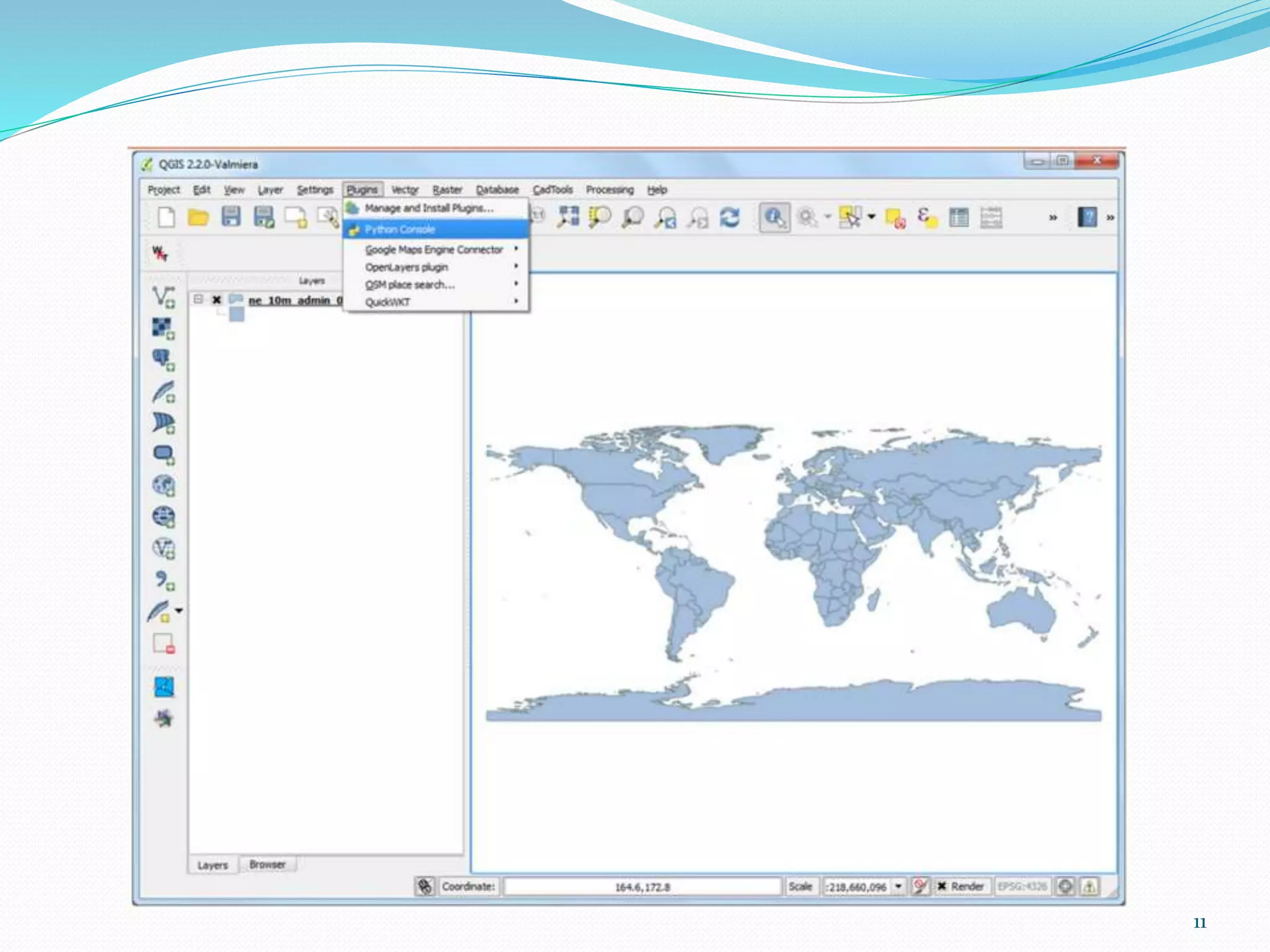 Python in geoinformatics | PPTX