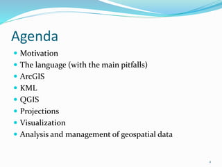 Python in geoinformatics | PPTX