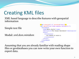 Python in geoinformatics | PPT