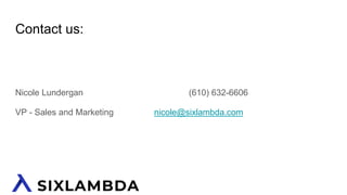 Six Lambda Marketing Deck | PPT