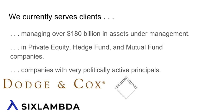 Six Lambda Marketing Deck | PPT