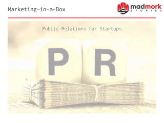 PR Crash Course for Startups | PPTX