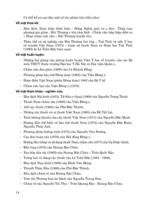 Y LÝ Y HỌC CỔ TRUYỀN | PDF