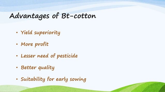 Bt. crops ppt | PPTX