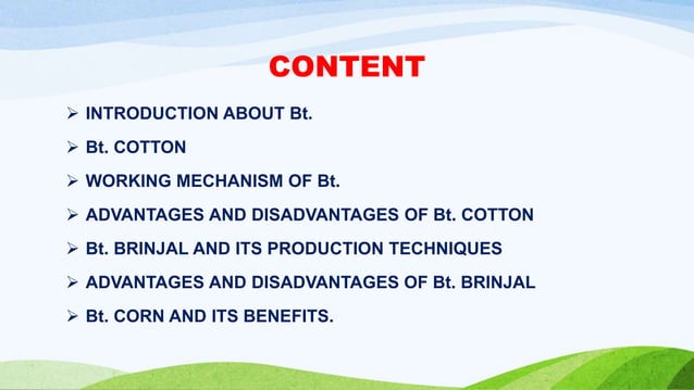 Bt. crops ppt | PPTX