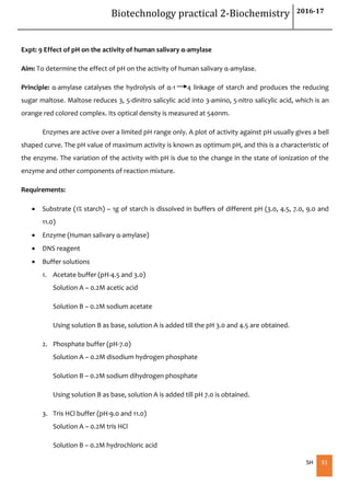 BIOCHEMISTRY LAB MANUAL | PDF