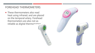 VS- TEMPERATURE (NORMAL,FORMULA, TYPES OF THERMOMETER, THERMORECEPTORS ...