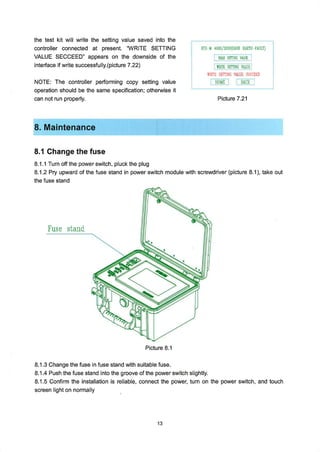 FCS/W Port Table Test Kit - Fuji Electric | PDF